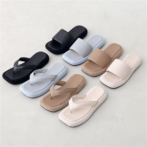 잇슈 스웨이드 콤비 통굽 쪼리and슬리퍼33cm 10986