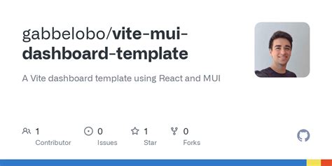 Github Gabbelobovite Mui Dashboard Template A Vite Dashboard