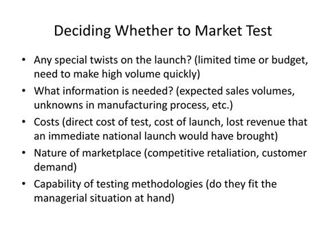 PPT Market Testing PowerPoint Presentation Free Download ID