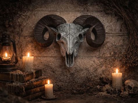 Ram Skull Decorative Wall Art Free 3d Print Model Makerworld