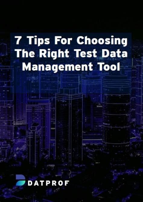 The Best Test Data Tool Buy Or Build It DATPROF