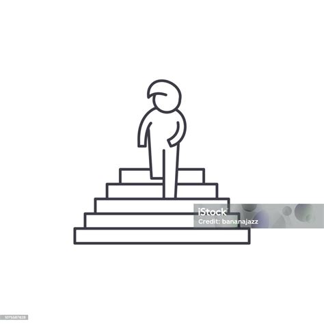 사 모 라인 아이콘 개념입니다 벡터 선형 삽화 상징 기호를 갈망 개념에 대한 스톡 벡터 아트 및 기타 이미지 개념 건설