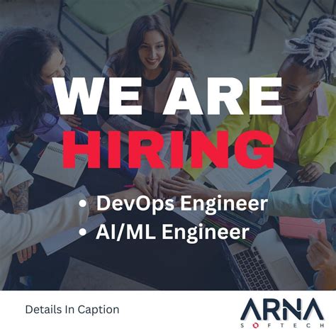 Hiring Arnasoftechhiring Aiengineer Mlengineer Devopsengineer Pooja Shriwas