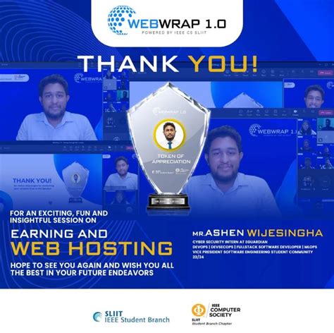 Ieee Computer Society Of Sliit On Linkedin Webwrap1 Ieee Ieeecs