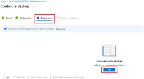 Configure Vaulted Backup For Azure Data Lake Storage Using Azure Portal Preview Azure Backup