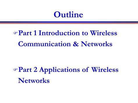 Ppt Ch1 Introduction To Wireless Communications And Networks Powerpoint Presentation Id5580067