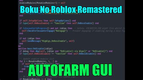 Boku No Roblox Remastered Hack Script AUTOFARM GUI YouTube