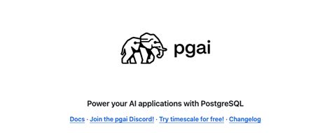 Pgai Postgresql의 인공지능 기능을 위한 확장 Feat Timescale 읽을거리and정보공유 파이토치 한국 사용자 모임