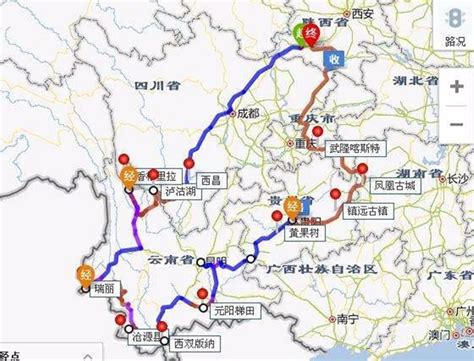 中国沿海自驾游路线图环中自驾游线路图全自驾游线路图第4页大山谷图库