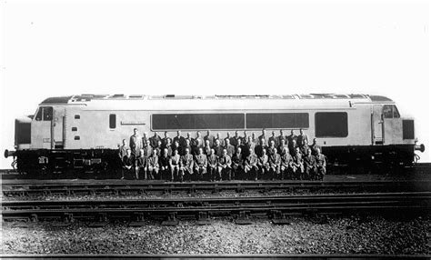 Class 44 No D1 Scafell Pike At Derby With Many Of The Team That