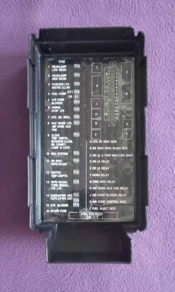 FREE POSTAGE Holden Commodore VK VL Fuse Box Cover Decal OEM Style Lid Other Parts