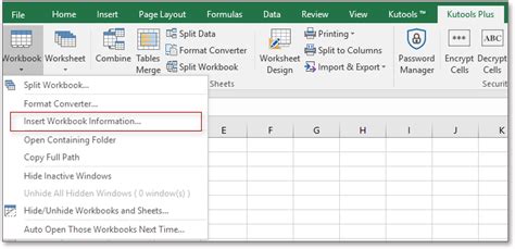 How To Quickly Insert Sheet Names In Cells In Excel