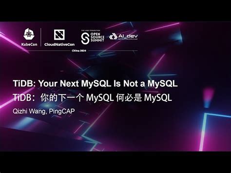 Free Video Tidb Your Next Mysql Alternative For Scalable Database Solutions From Cncf Cloud