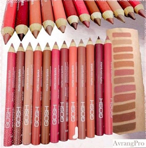 Набор карандашей для губ Gosh 12 штук Карандаш для губ нюдовые оттенки 12 шт купить с