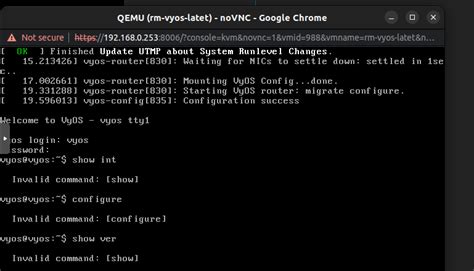 System Does Not Work After First Reset Power Installation VyOS Forums
