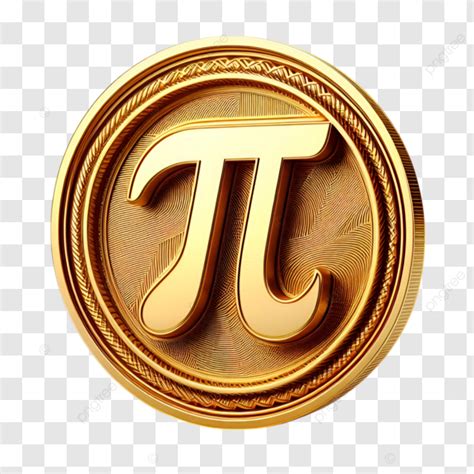 부드러운 반짝이는 마무리 내셔널 데이 고급스럽고 시대를 초월한 방정식이있는 3d 골든 Pi 기호 매끄러운 반짝이는 마감 처리 된 3d 골든 Pi 기호 국가 파이의 날