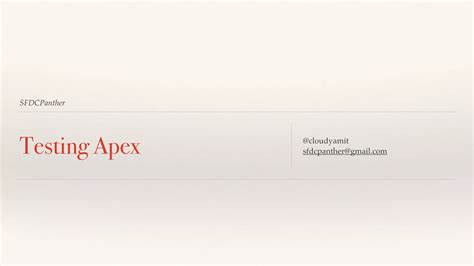 All About Test Class In Salesforce Pdf