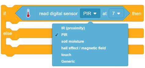 Read Digital Sensor At PictoBlox Block Sensors Evive And Arduino