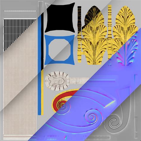 The Classical Order Column Set 3d Model 48 Max Obj Fbx Free3d