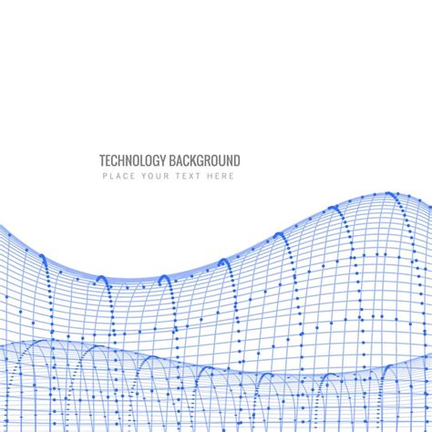 Free Vector Abstract Creative Technology Stylish Wave Vector