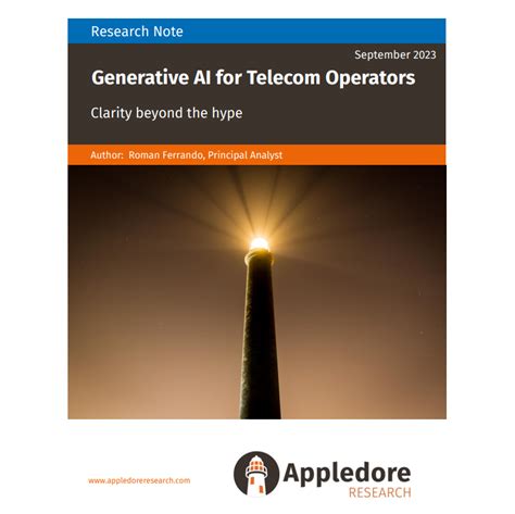 Generative Ai For Telecom Operators Appledore Research