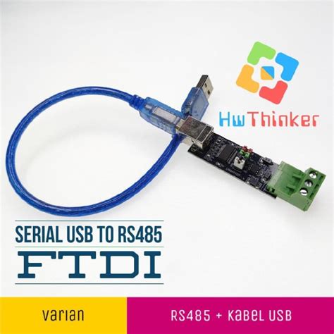 Jual Serial Uart Usb To Rs 485 Rs485 Rs 485 Converter Adapter Ft232rl Ftdi Rs485 Shopee