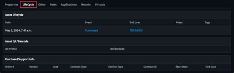 Device Lifecycle Tab Device42
