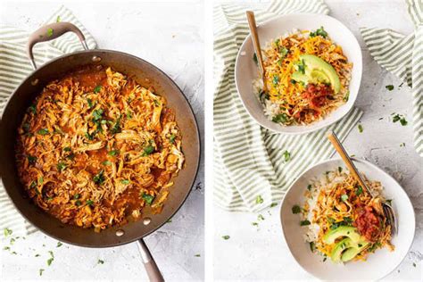 Chicken Enchiladas Bowl Recipe Eazy Peazy Mealz The Kitchn