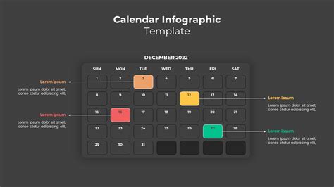 Calendar Infographic For PowerPoint SlideBazaar