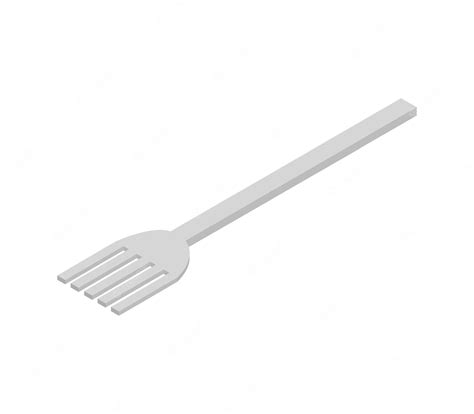 Premium Vector Fork Isometric Premium Vector Fork Isometric