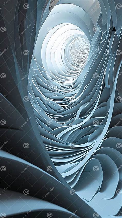 Colorful Layers Of Stylized Paper Create A Dynamic 3d Effect In This