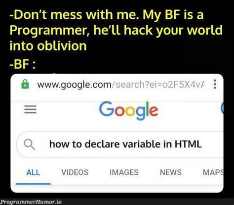 My BF A Hacker ProgrammerHumor Io