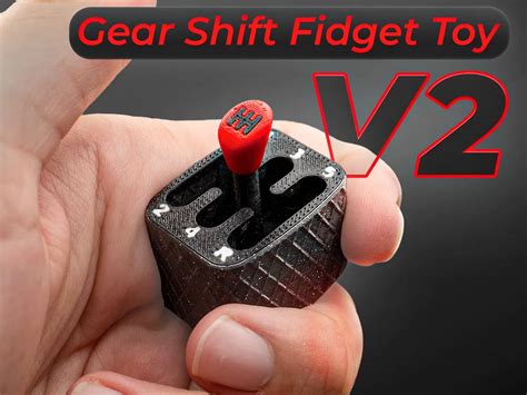 Gear Shifter Fidget Toy Print In Place Free 3d Print Model Makerworld