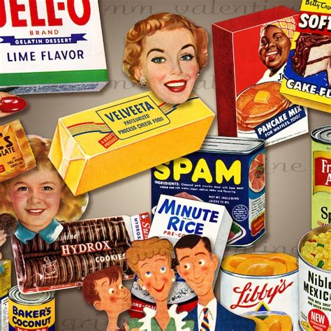 1950s Food Ads Etsy