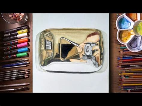 D Youtube Gold Play Button Drawing A YouTube Play Button In D How To Draw D PLAY BUTTON