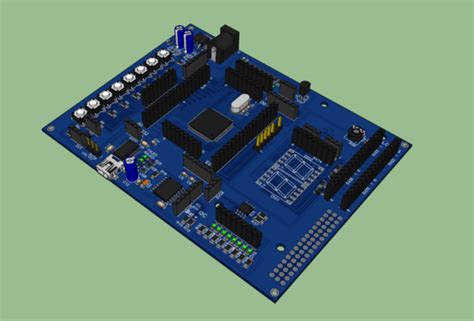 Atmega64 Development Board Electronics Lab