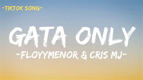 Floyymenor Gata Only Ft Cris Mj Letralyrics Tiktok Song English Translate Bomboclatt