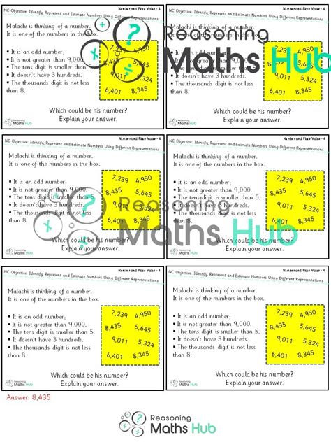 Identify Represent And Estimate Numbers Using Different