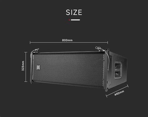 2022 Betathree Two Way Dual 10 Weatherproof Line Array Speaker 10 Inch Speaker 1080w Rms Line
