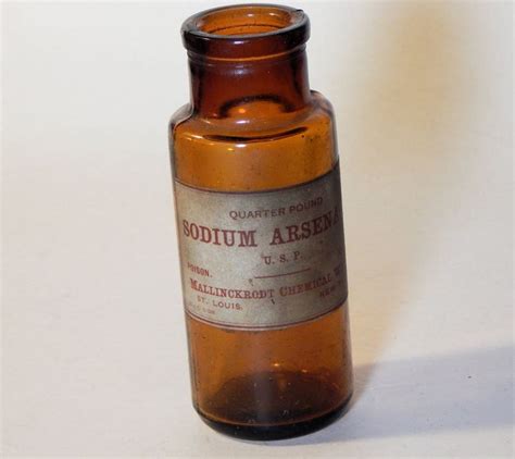 Vintage Poison Sodium Arsenate Arsenic Etsy