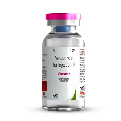 Vancomycin Hydrochloride 1gm Injection At Rs 46773piece Vancocin In