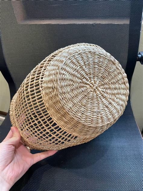 Liana Basket Handwoven Neutral Storage Basket Fiber Woven Basket Boho Style Basket Traditional