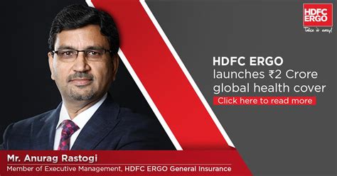 Hdfc Ergo General Insurance On Linkedin Hdfc Ergo To Launch Rs 2 Crore Global Health Cover
