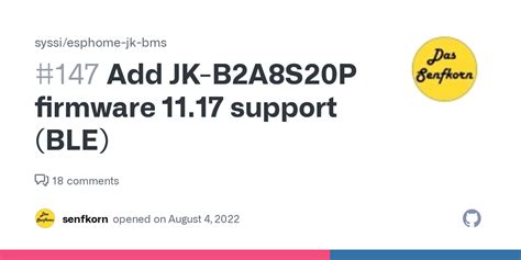Add Jk B2a8s20p Firmware 1117 Support Ble · Issue 147 · Syssi