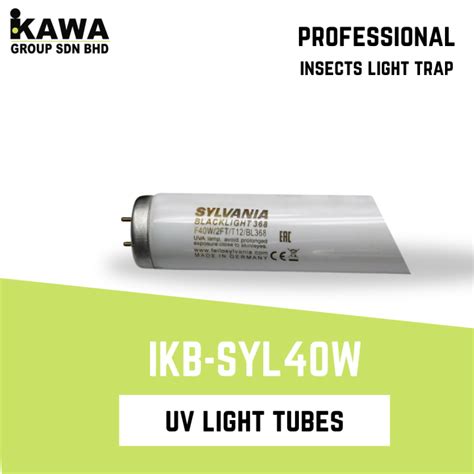 Sylvania Blacklight UV Light Tube F40W T12 2FT BL368 FEP Toughcoat | Lazada