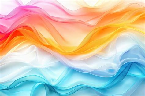 Premium Photo Abstract Colorful Wavy Background Smooth Wavy Shape Background