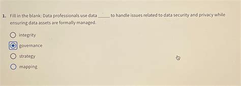 Solved Fill In The Blank Data Professionals Use Data To