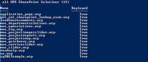 Wsp Deployer Deploy Wsp Sharepoint 2019 Solutions Using Powershell