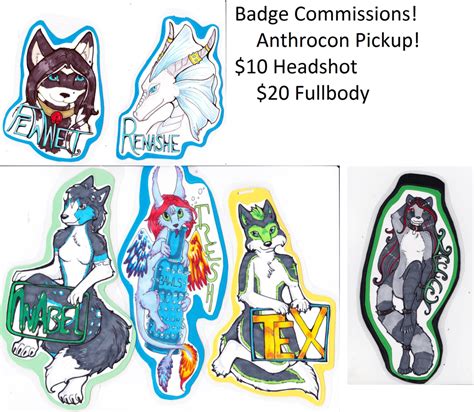 Headshot Fullbody Badges Weasyl