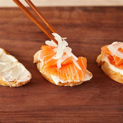 Taste 배달음식의 재탄생 연어 브루스케타